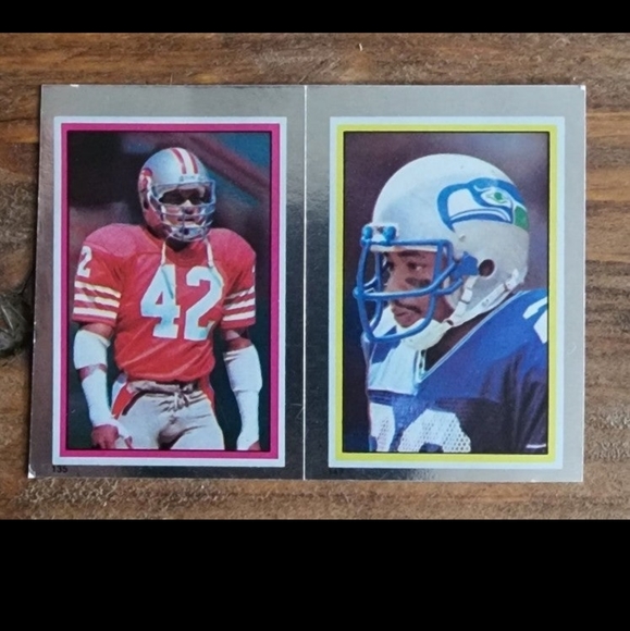 Topps | Toys | Ronnie Lott 2 Pc Lot Including 1982 Rookie Cards And ...
